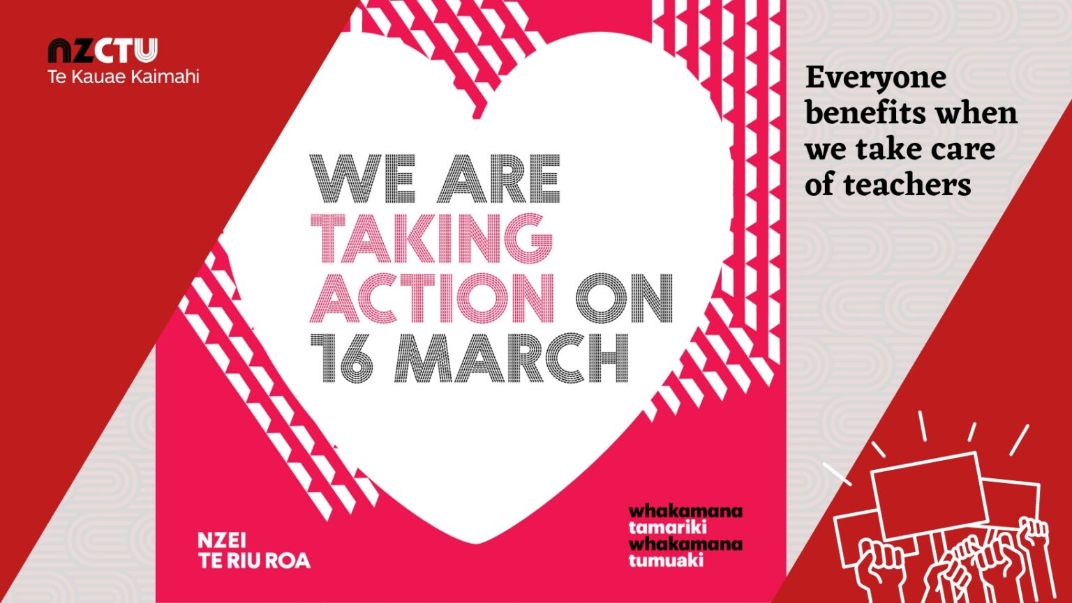 Unions stand in solidarity with striking teachers NZCTU