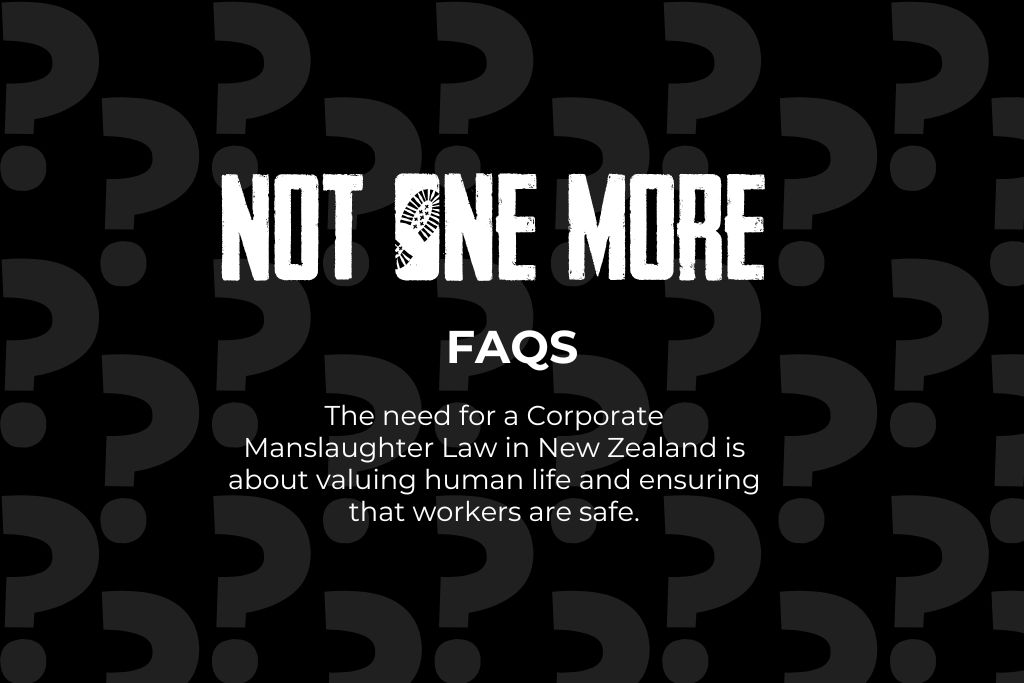 Not One More FAQs - NZCTU