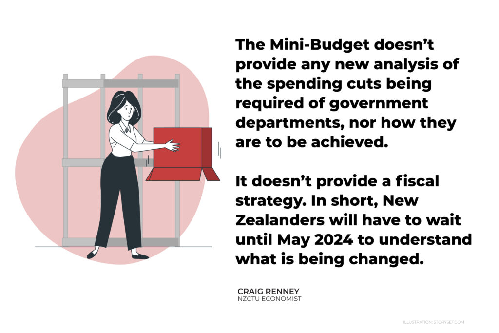 Mini-Budget begs too many questions - NZCTU