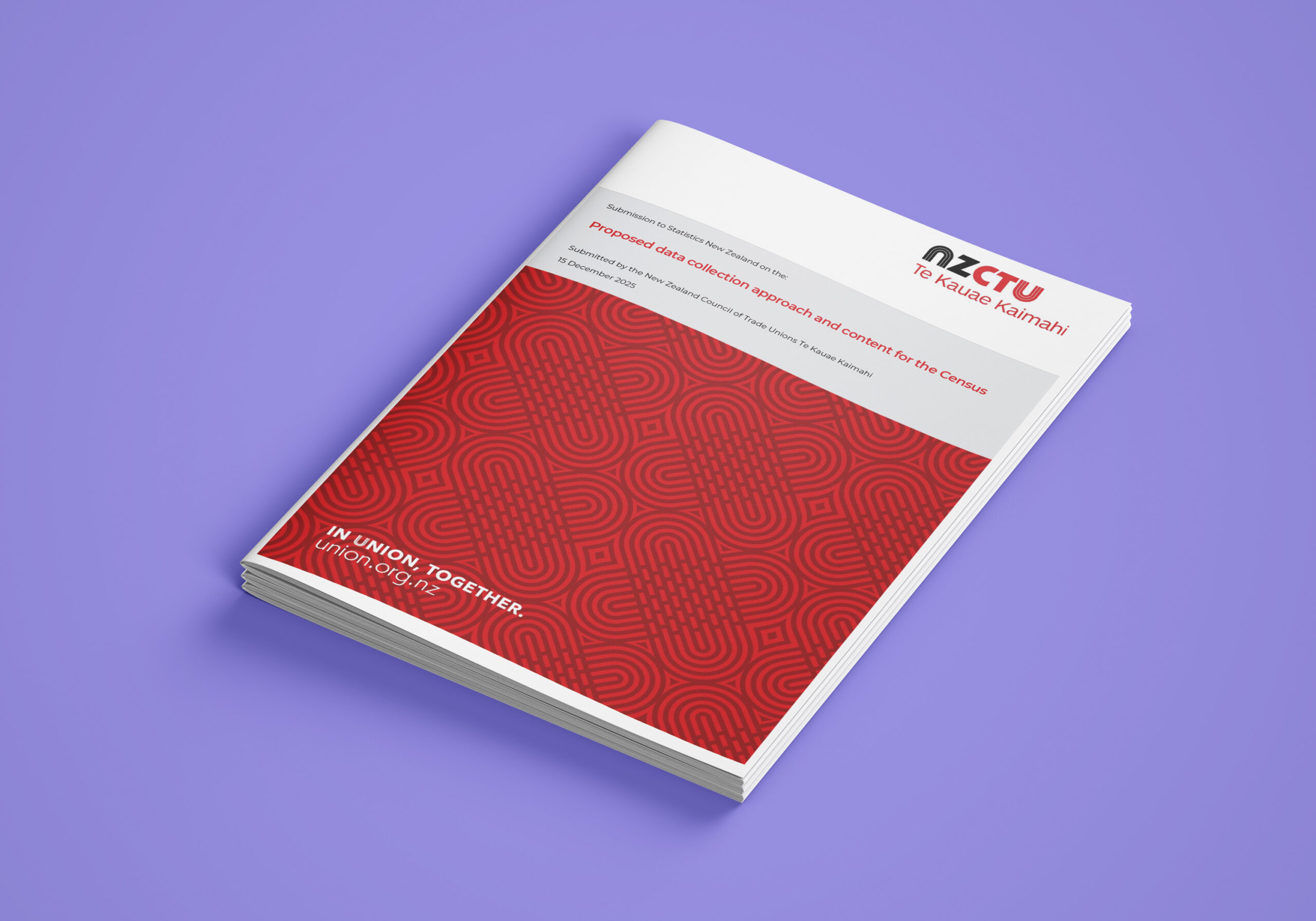 Proposed data collection approach and content for the Census Submission ...